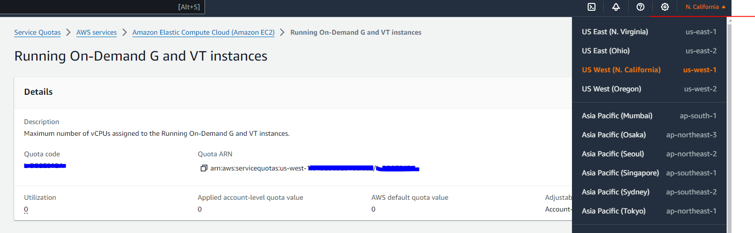 How to increase AWS vCPU quota - Developer Guide
